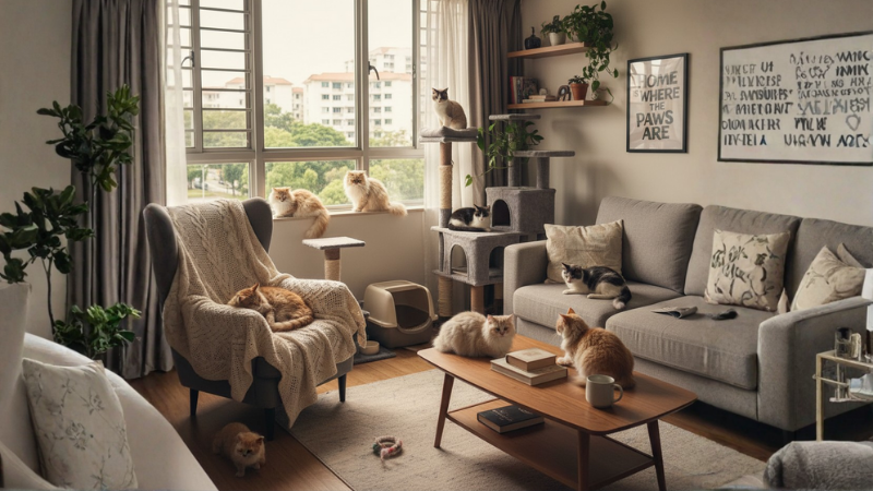 Cats in HDB: Navigating New Regulations, Microchipping, and Multi-Cat
