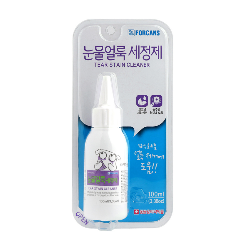 Forcans Tear Stain Cleaner for Cats & Dogs - 100ml – Super Paws