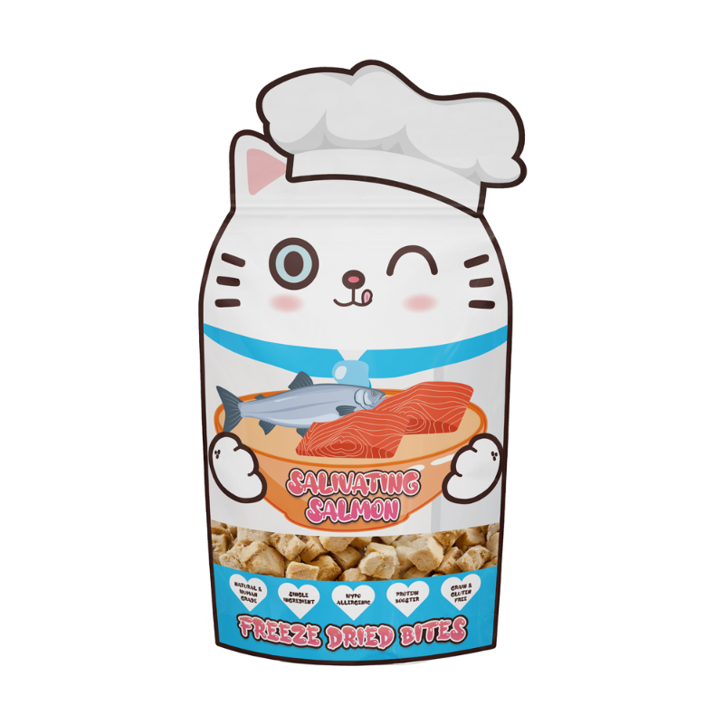 Jollycat Salivating Salmon Freeze Dried Bites - 30g – Super Paws