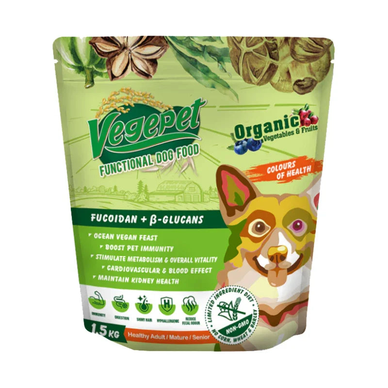 Vegepet Functional Dog Food Fucoidan + β-Glucans – Super Paws